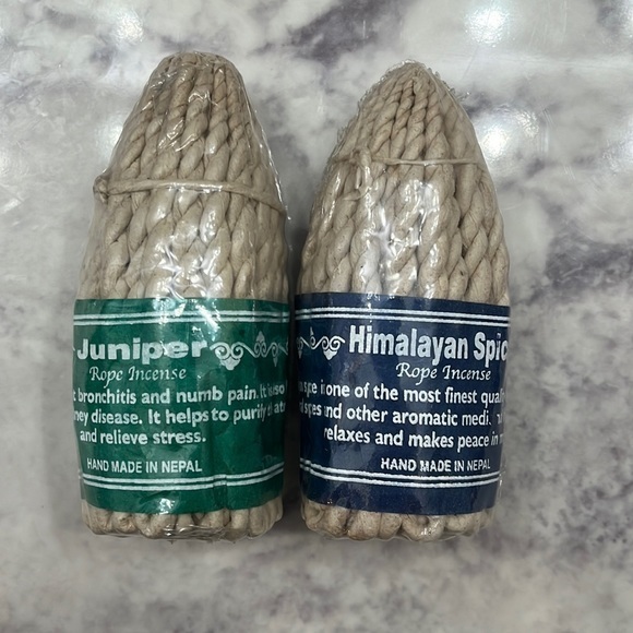 Accents | Incense Ropes Juniper Or Himalayan Spice | Poshmark